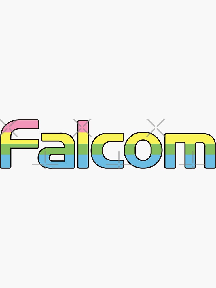 "Falcom (日本ファルコム) Logo" Sticker for Sale by RubenCRM | Redbubble