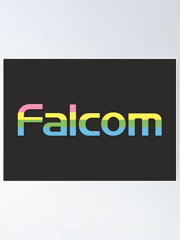 "Falcom (日本ファルコム) Logo" Poster for Sale by RubenCRM | Redbubble