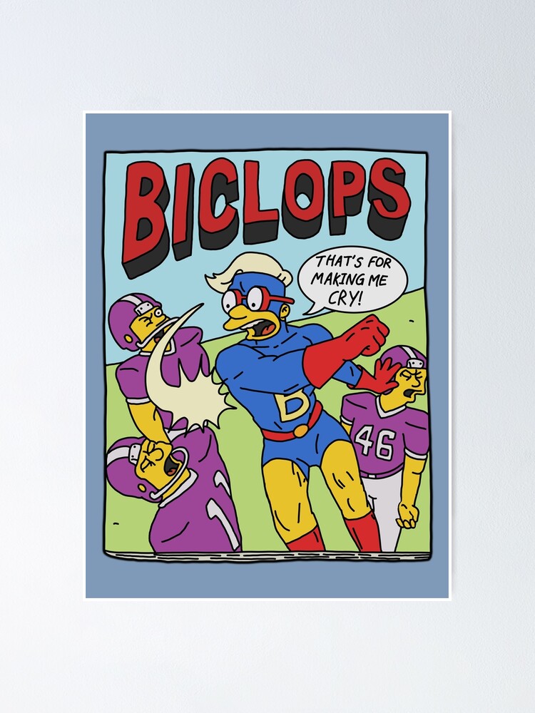 "Biclops Comic" Poster for Sale by thebcarts | Redbubble