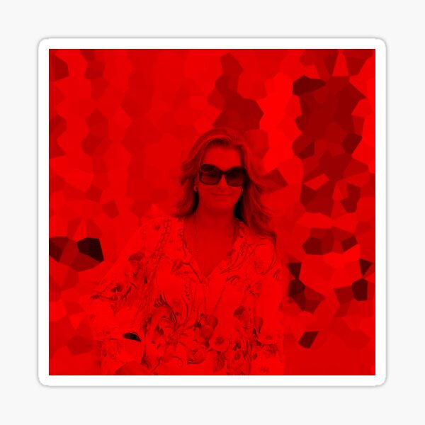 "Brooke Shields - Celebrity" Sticker by Powerofwordss | Redbubble