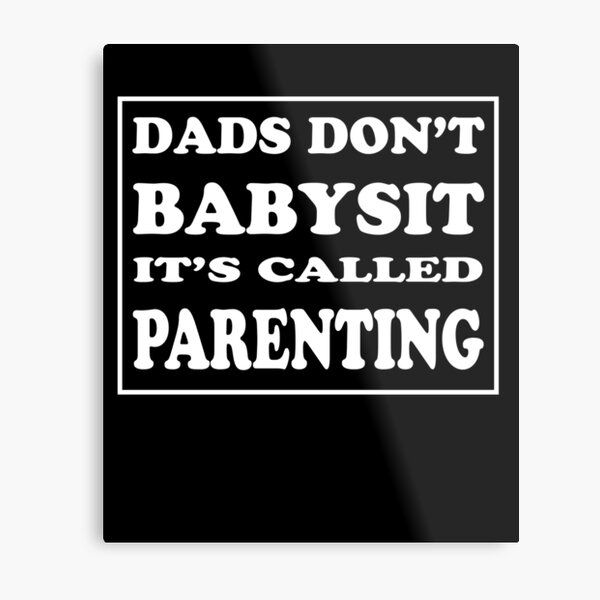 Lámina metálica «No cuides a lo que se llama crianza de los hijos ...