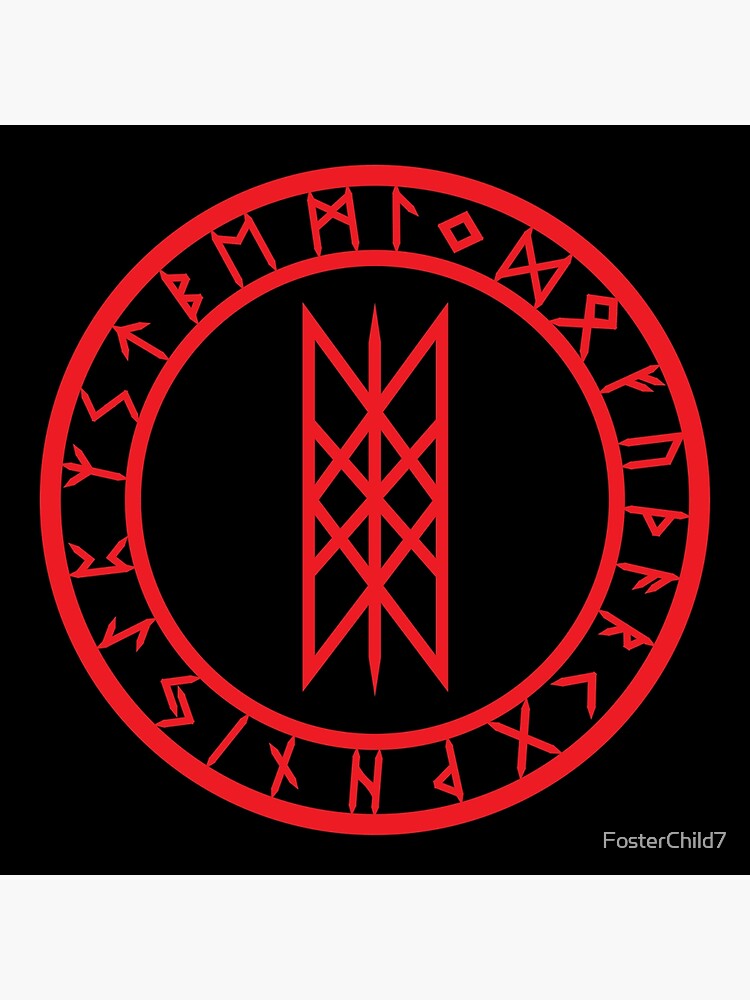 Lámina fotográfica «Red de Wyrd /// Círculo de runas (Variante III)» de ...