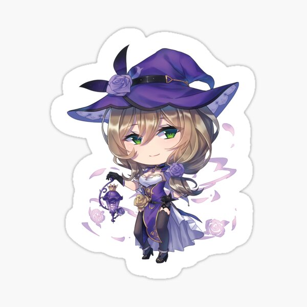 "Genshin Impact Chibi Lisa Sticker" Sticker for Sale by sketchmoestudio ...