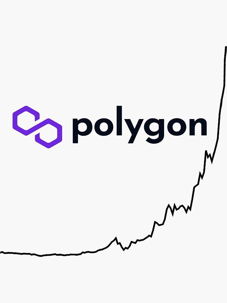 "Polygon Graph" Sticker for Sale by LightningJelly | Redbubble