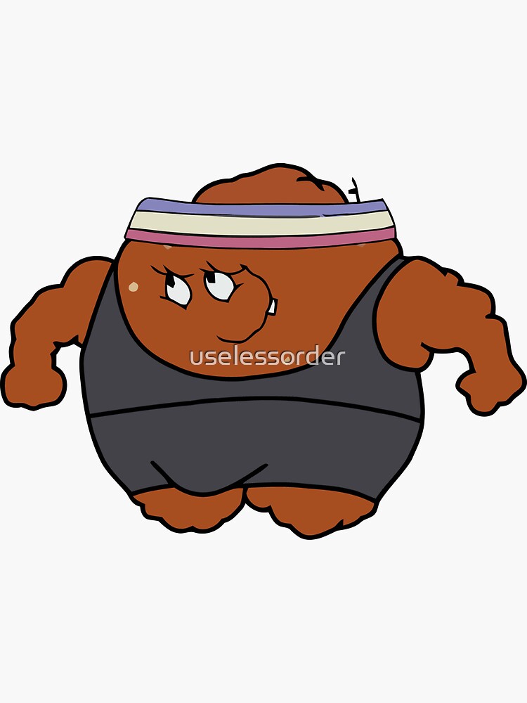 "Meatwad Gym" Sticker for Sale by uselessorder | Redbubble