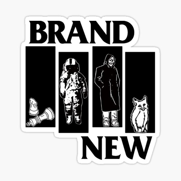 "logo band" Sticker by burdettetelek | Redbubble