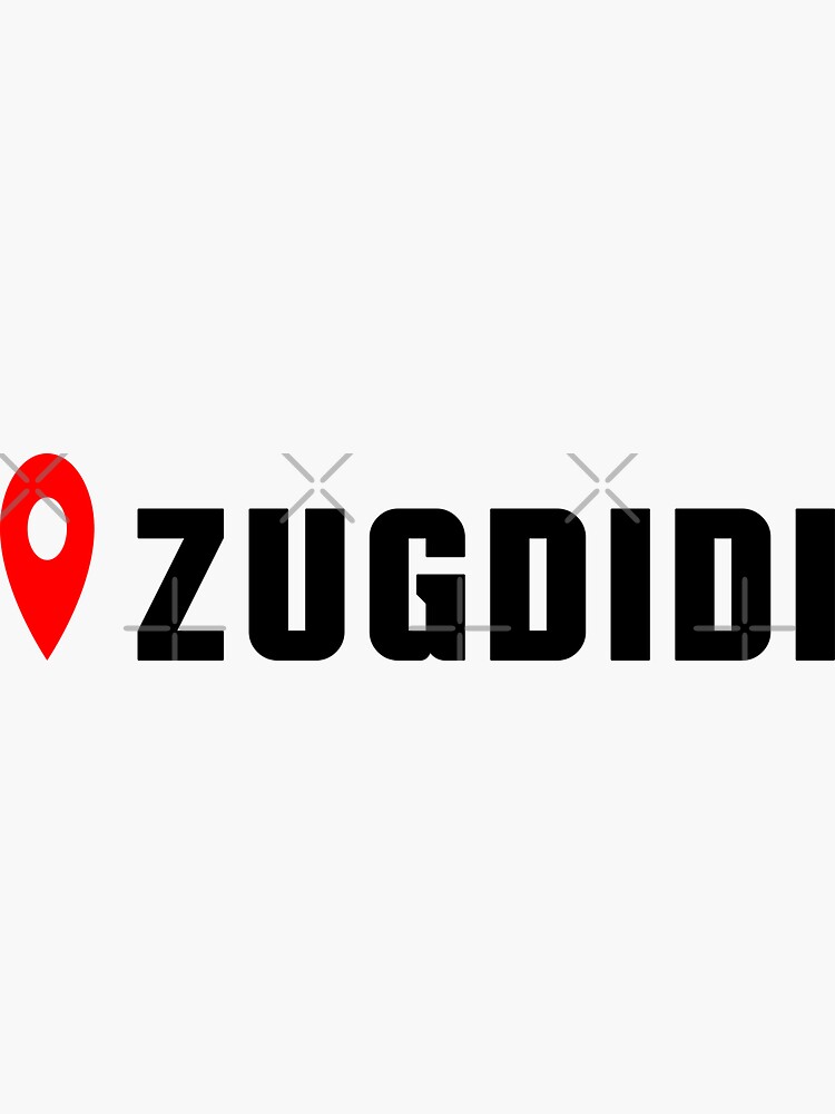 "Zugdidi. Georgia. Map pin" Sticker by gmstockstudio | Redbubble