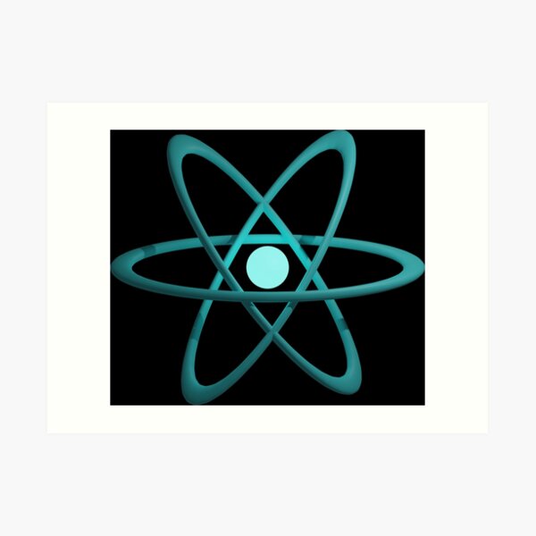 "React JS Logo" Art Print for Sale by skoolsarecool | Redbubble