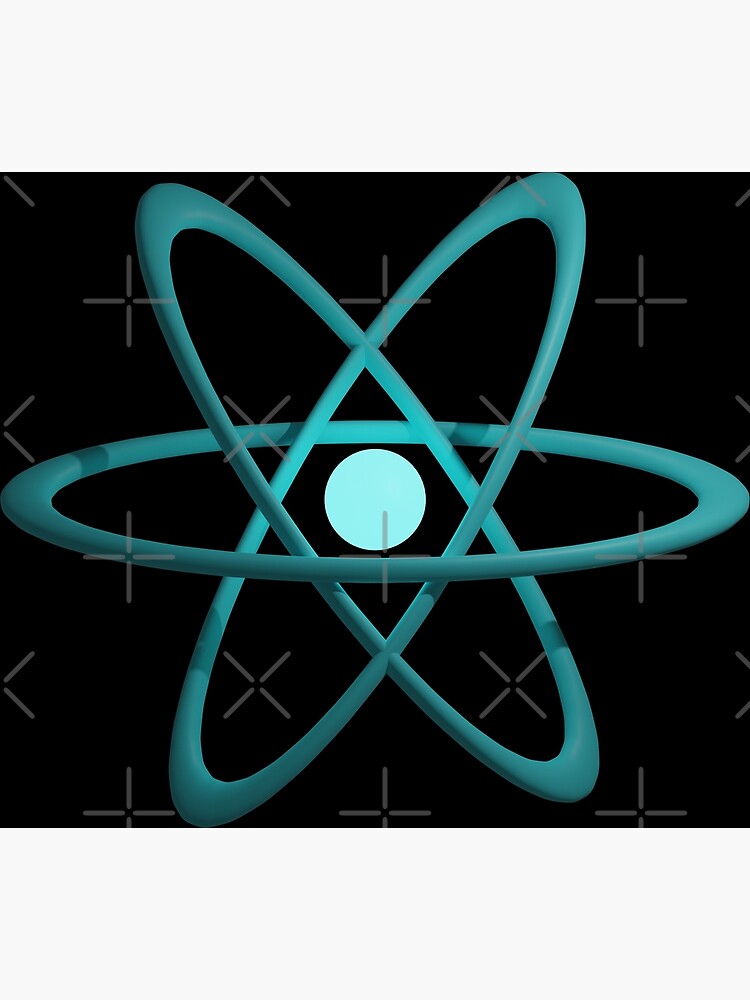 "React JS Logo" Art Print for Sale by skoolsarecool | Redbubble