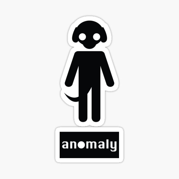 "Anomaly" Sticker by petez | Redbubble