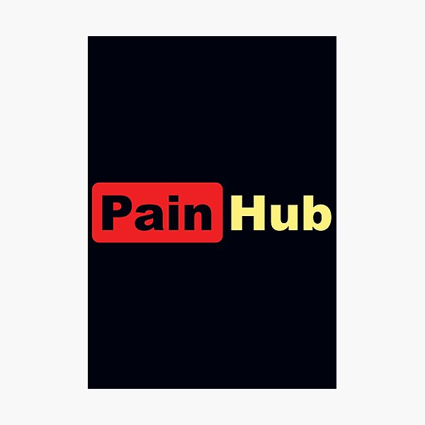 Lámina fotográfica «Pain Hub - Una frase clave en línea que denota ... Lámina fotográfica «Pain Hub - Una frase clave en línea que denota ...
