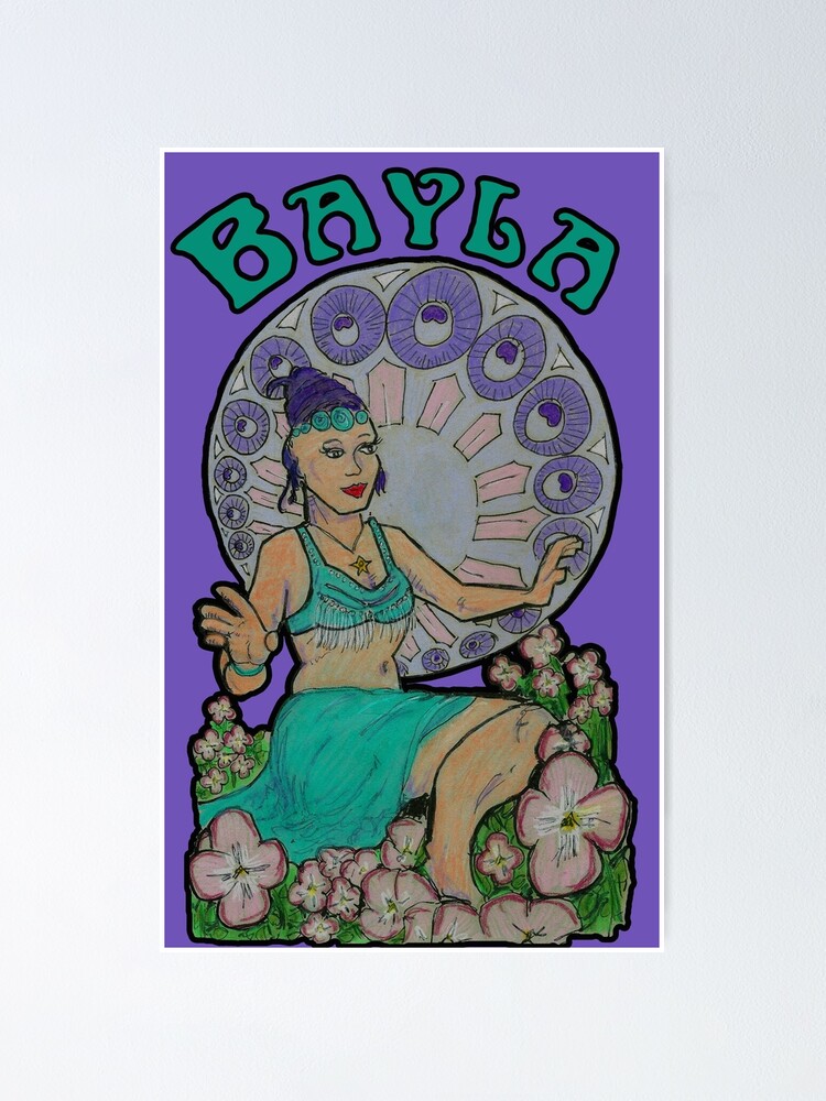 "Art Nouveau Bayla with name" Poster for Sale by Starbelly208 | Redbubble