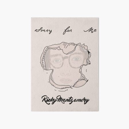 "Ricky Montgomery Sorry For Me Poster" Art Board Print by ...