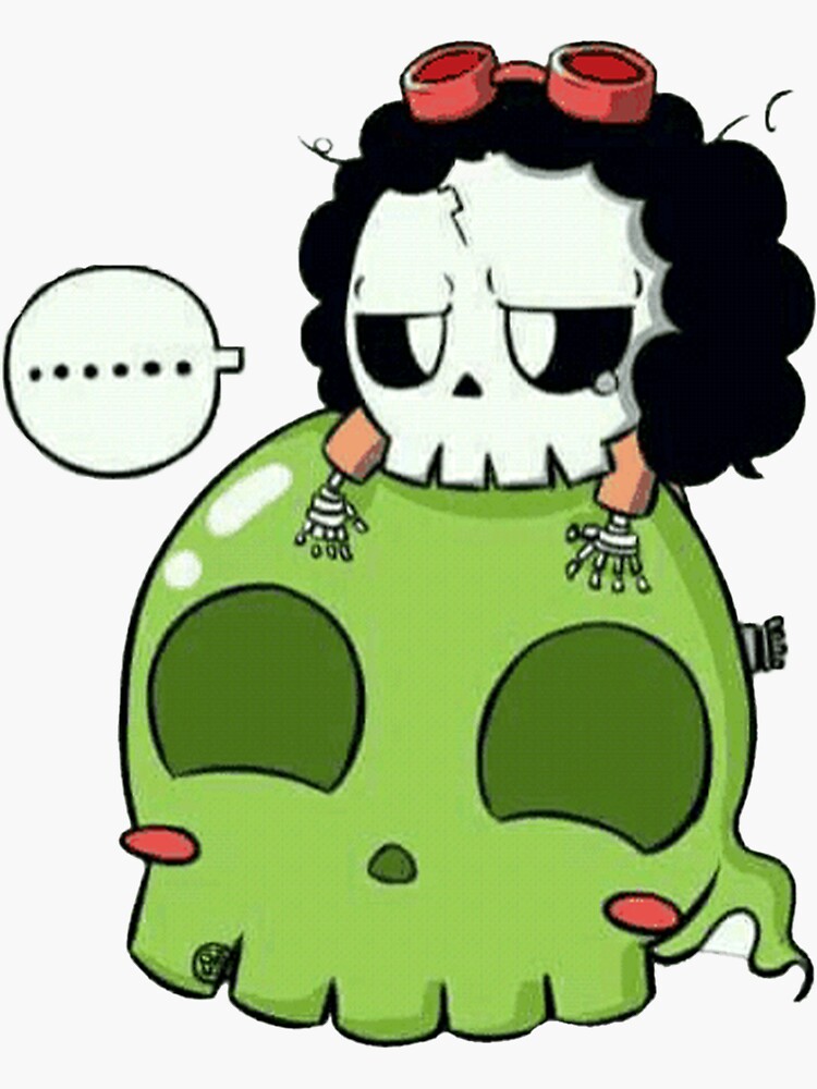 "chibi brook" Sticker for Sale by iwmadd7 | Redbubble