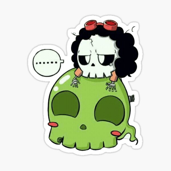"chibi brook" Sticker for Sale by iwmadd7 | Redbubble
