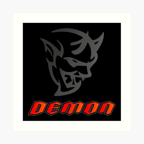 "The SRT Demon Logo" Art Print for Sale by KidStrumming | Redbubble