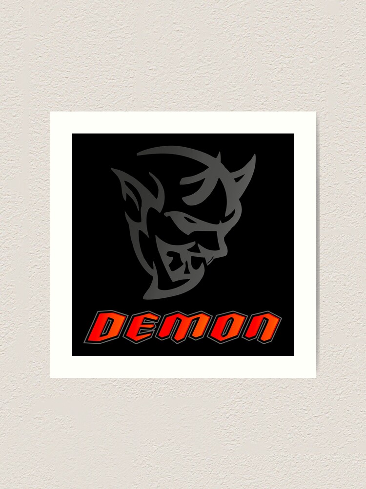 "The SRT Demon Logo" Art Print for Sale by KidStrumming | Redbubble