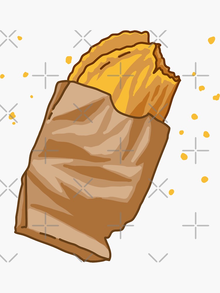 "Jamaican beef patty Caribbean food pop art" Sticker for Sale by ...