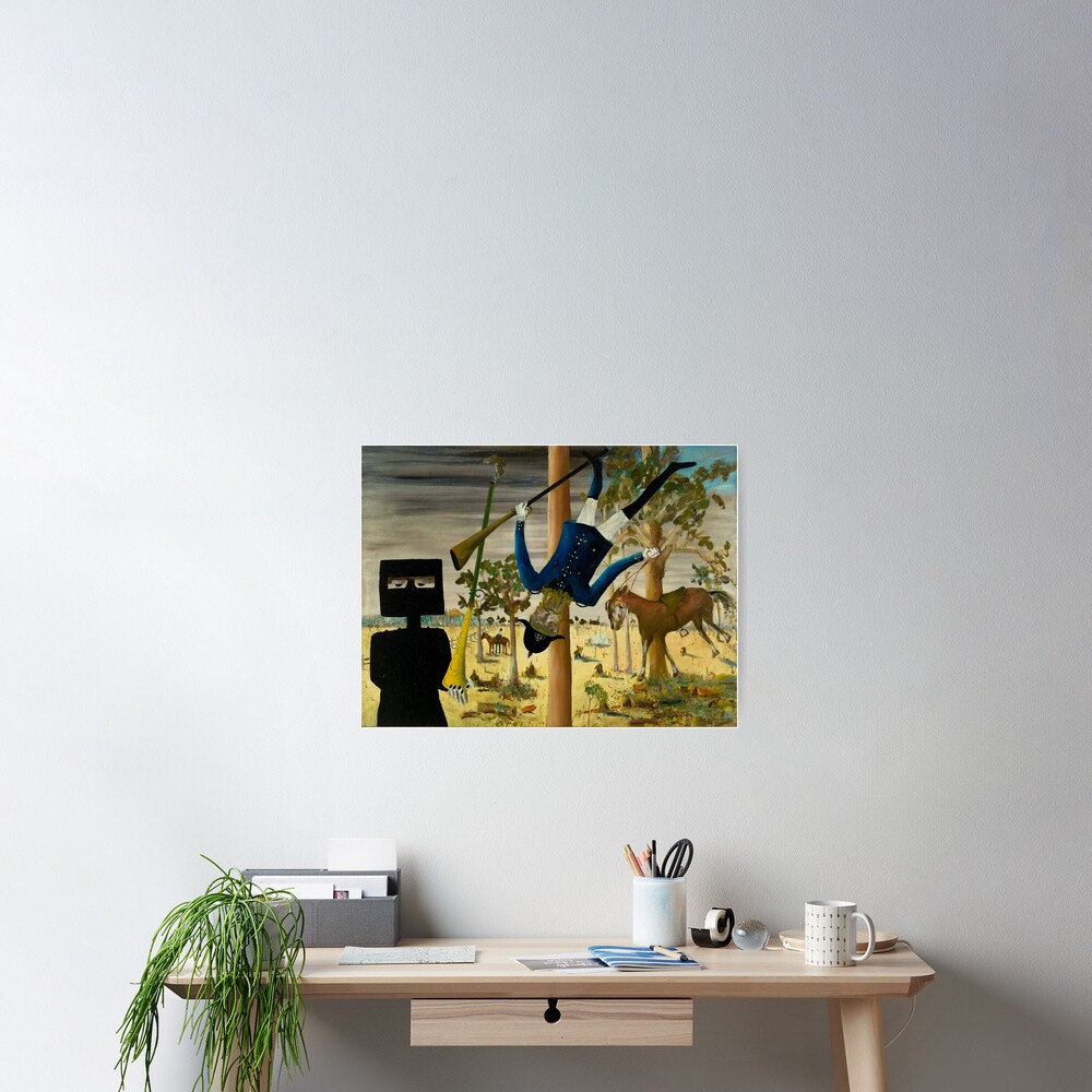 "Sidney Nolan - Tod von Constable Scanlon (1946), Öl auf Leinwand ...