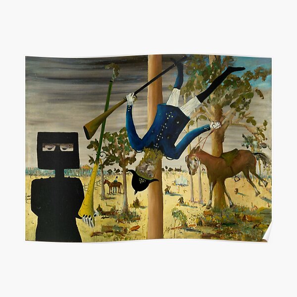 "Sidney Nolan - Tod von Constable Scanlon (1946), Öl auf Leinwand ...