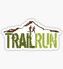 Trail Running: Stickers | Redbubble