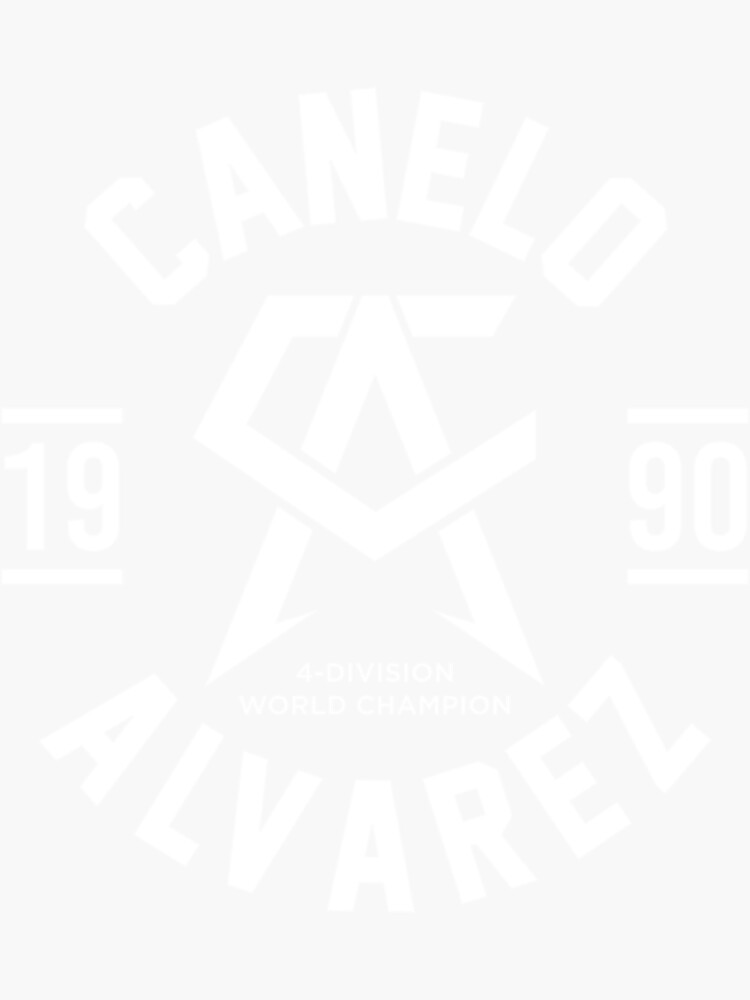 "Canelo Alvarez " Sticker by FightWears211 | Redbubble