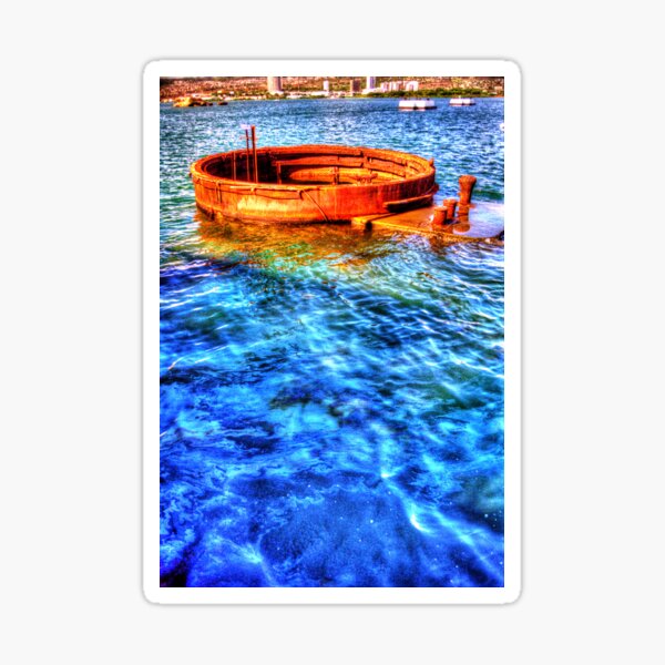 "USS Arizona" Sticker for Sale by blackadder | Redbubble
