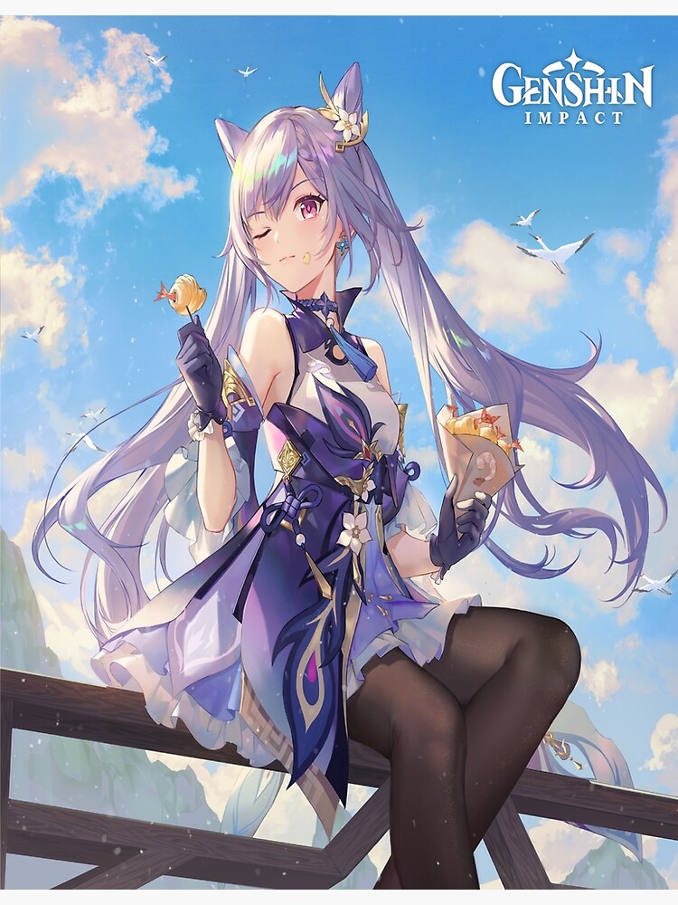 "Genshin Impact Keqing" Poster by Xyrex | Redbubble