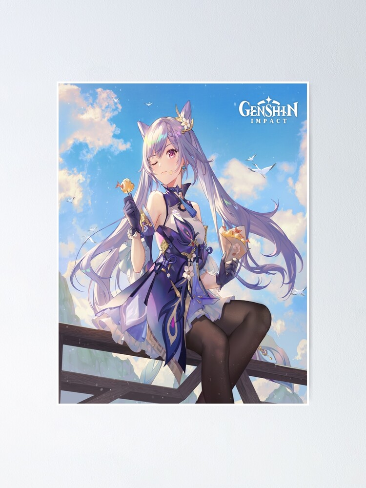 Genshin Poster Genshin Keqing Poster RB1109 Genshin Impact, 54% OFF