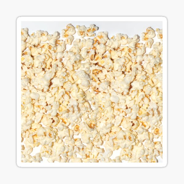 "Popcorn texture 2" Sticker by flamendes | Redbubble