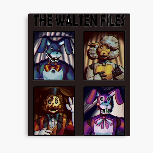 "The Walten Files Characters " Canvas Print by StromDesign | Redbubble