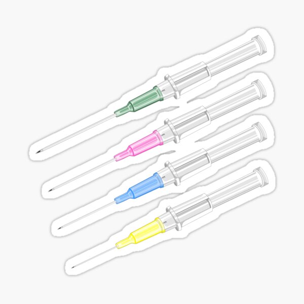 "IV Catheter" Sticker by bstoreyarts | Redbubble