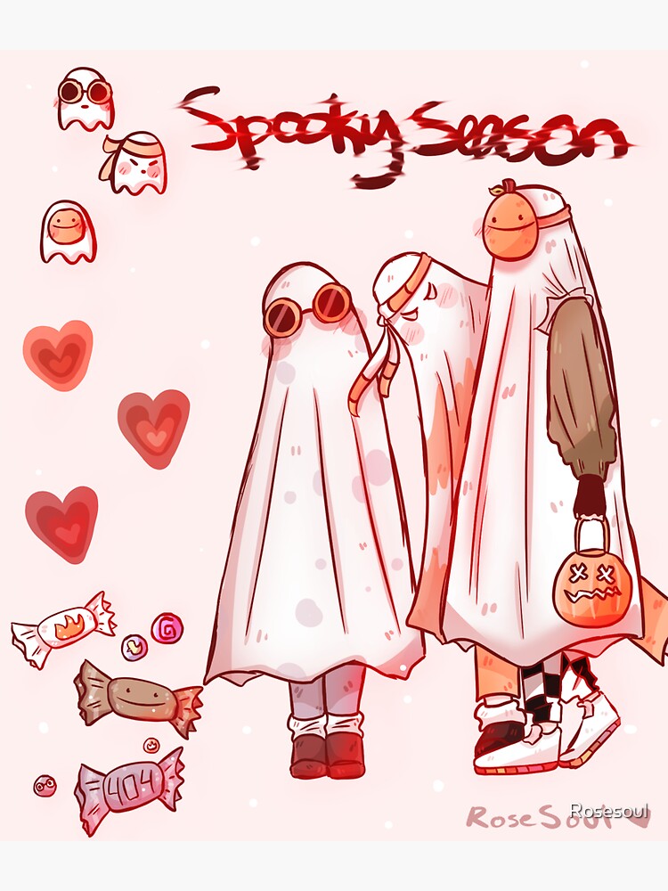 "Dream Team spooky season" Sticker by Rosesoul | Redbubble
