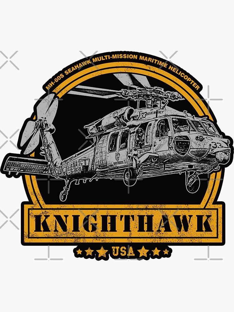 "MH-60S Knighthawk Helicopter" Sticker for Sale by RycoTokyo81 | Redbubble