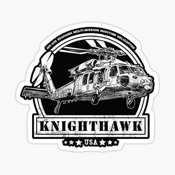 Mh 60s Knighthawk Helicopter Sticker For Sale By Rycotokyo81 Redbubble