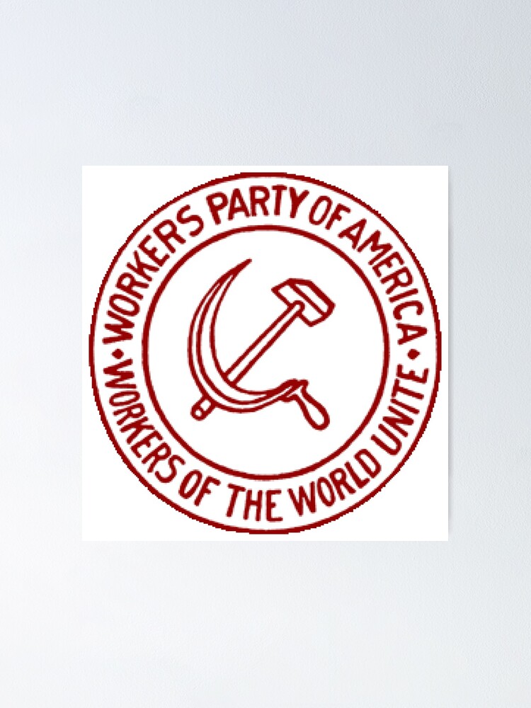"Vintage Workers Party of America Logo" Poster for Sale by ...