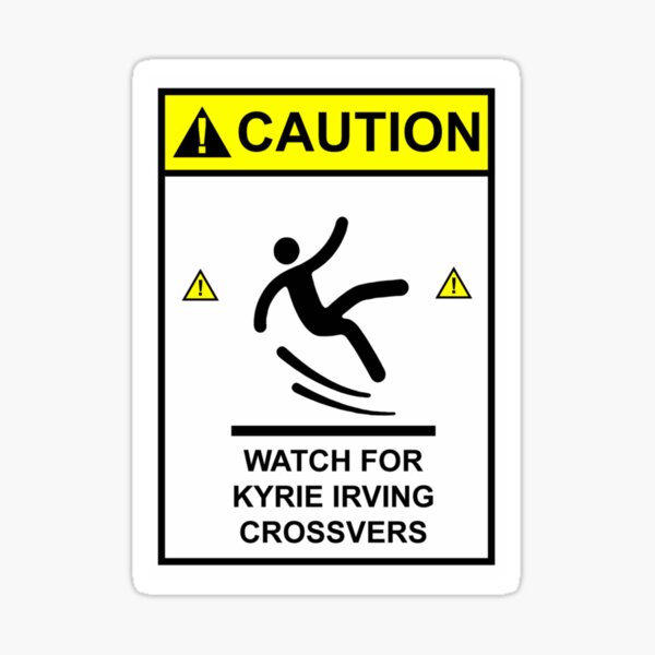 "Kyrie Crossover" Sticker by Jadorelli | Redbubble