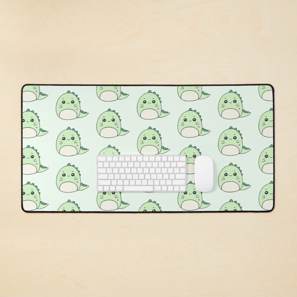 "Kawaii Baby Dinosaur Cute Blushing Dino Heart Animals" Poster for Sale ...