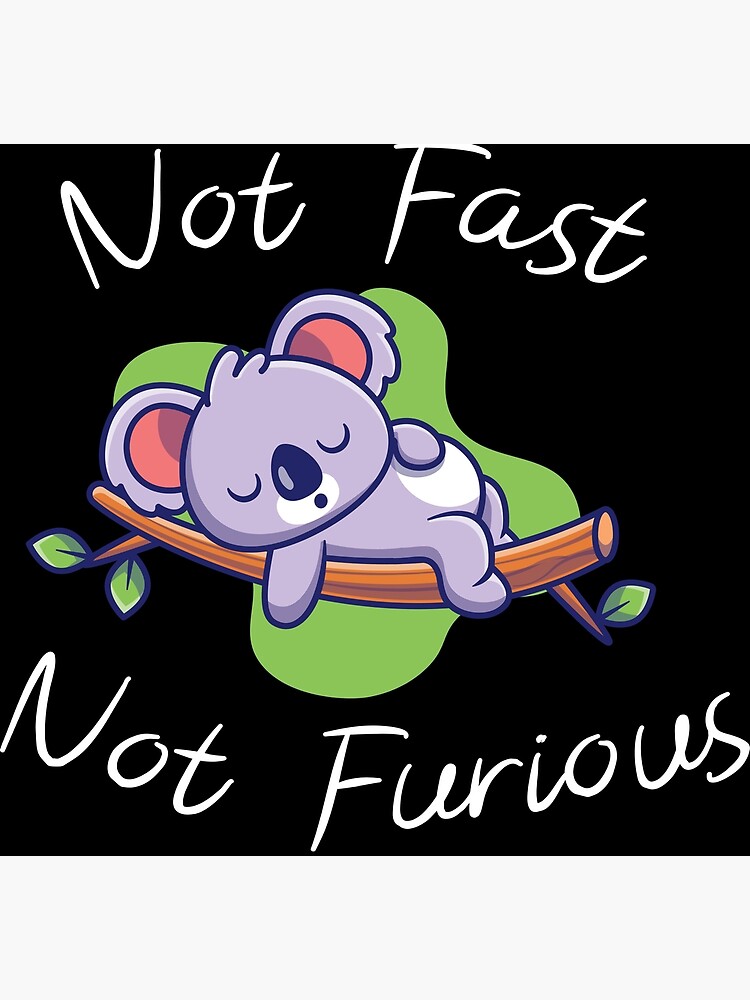 " Not Fast Not Furious T-Shirt ,funny not fast not furious" Poster for ...