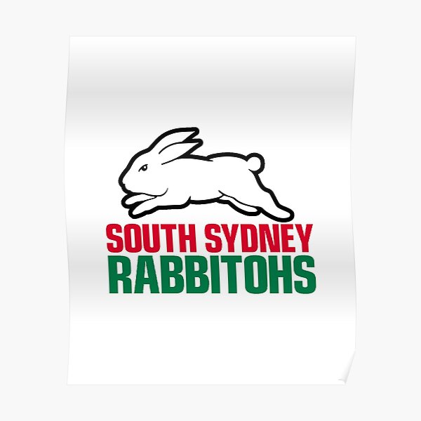 "South Sydney Rabbitohs" Poster for Sale by theclausshop | Redbubble