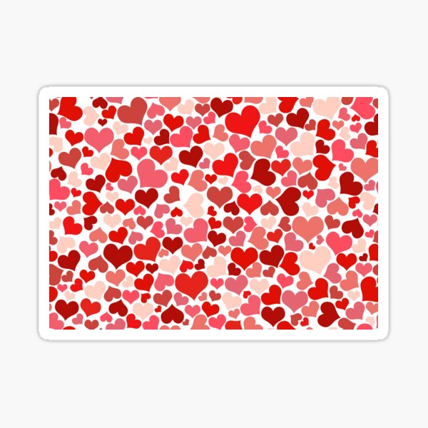 "Heart pattern" Sticker for Sale by yshb0330 | Redbubble