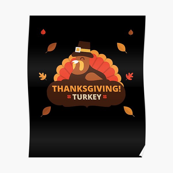 Póster «Thanhsgiving Turkey Mom Gift Crapy Design Regalo de ...