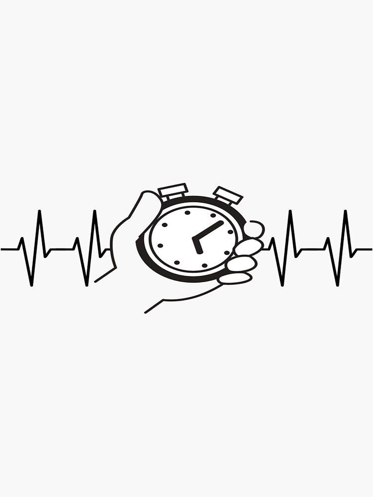 "Time Pulse" Sticker for Sale by adonlinezone | Redbubble