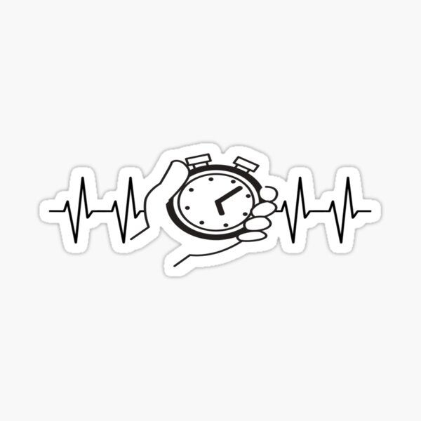 "Time Pulse" Sticker for Sale by adonlinezone | Redbubble