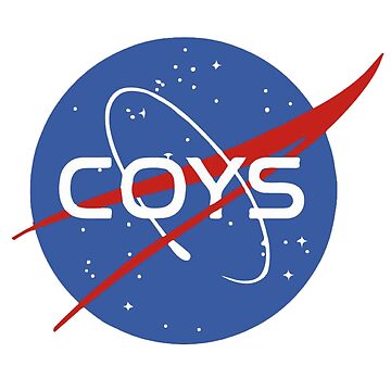 "COYS - SPACE LOGO" Sticker for Sale by rettop70 | Redbubble