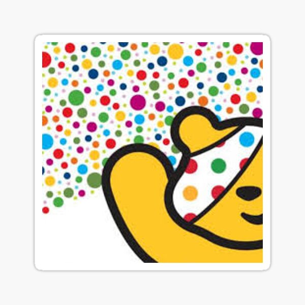 "Pudsey bear" Sticker for Sale by praju05 | Redbubble
