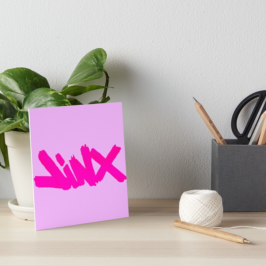 "Jinx Graffiti" Art Board Print by Sunkuyuq | Redbubble