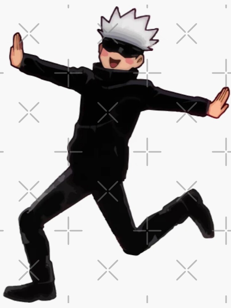 "Happy Gojo Sensei" Sticker for Sale by AniLinxClothing | Redbubble