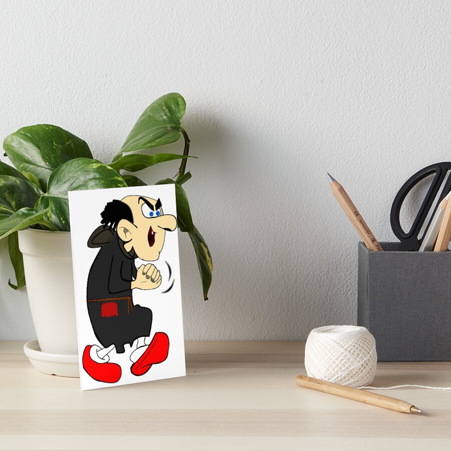 "Gargamel" Art Board Print by allaliomar | Redbubble
