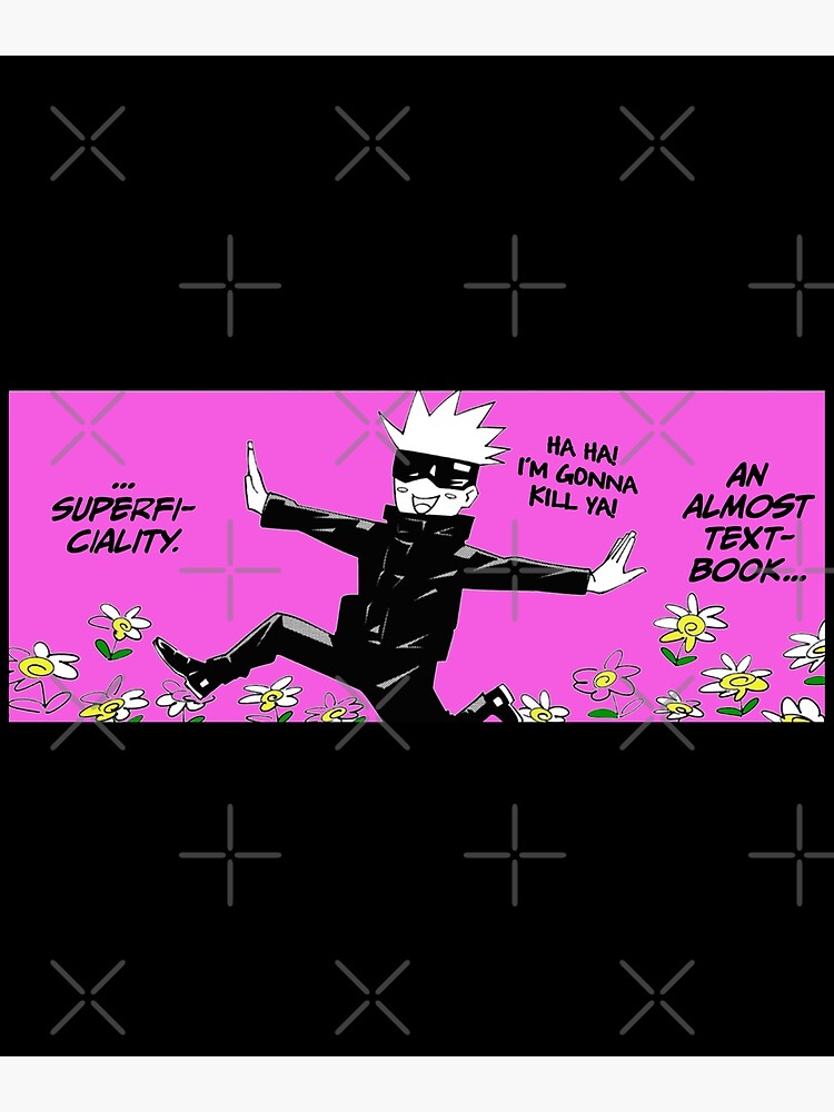 "gojou satoru will kill you - gojo satoru Funny- jujutsu kaisen gojo ...